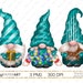 Christmas Gnome PNG, Scandinavian Blue Gnomes Clipart, Nordic Tomte ...