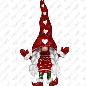 Christmas PNG, Christmas Gnomes, Scandinavian Gnomes Clipart, Nordic ...
