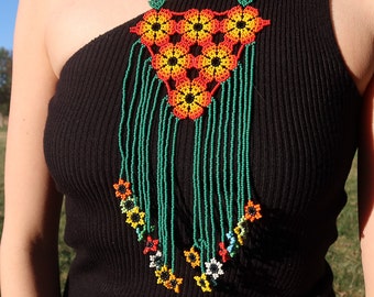 Embera Beaded Necklace - Etsy