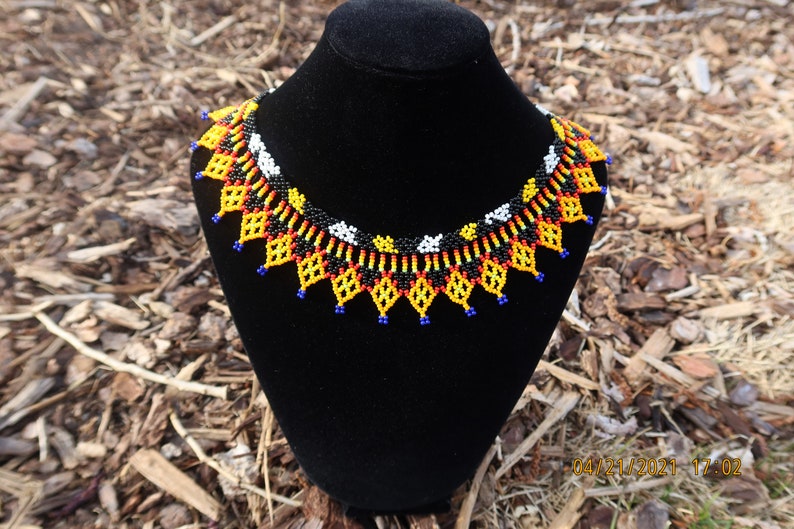 Embera Beaded Necklace - Etsy