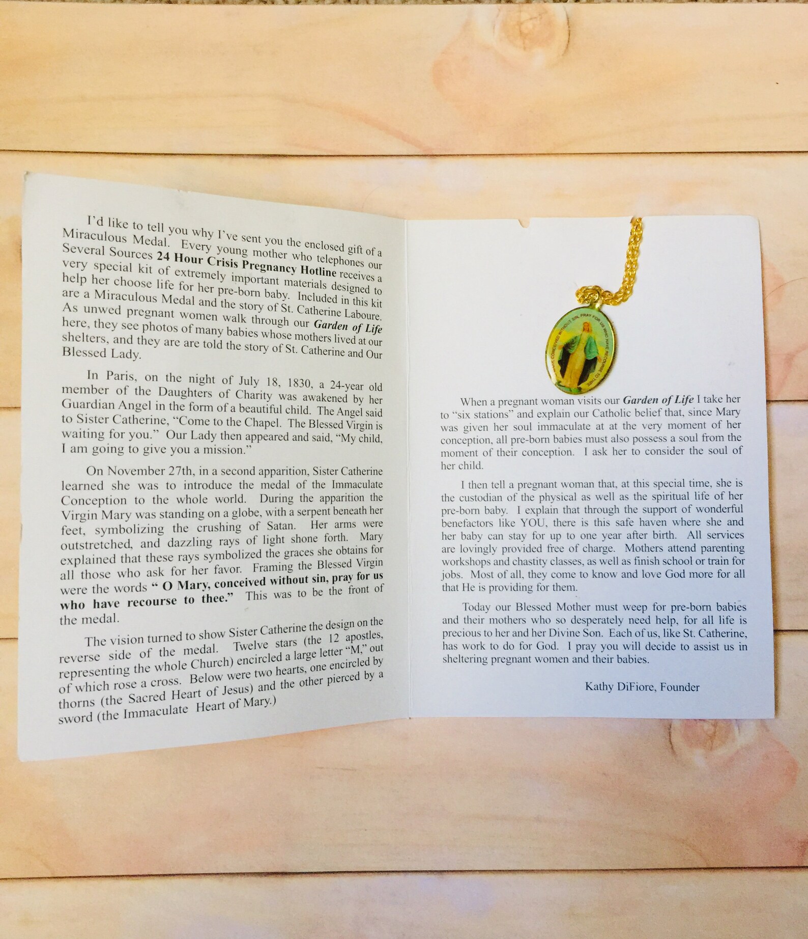 Beautiful Our Blessed Mother Card & and Religious Miraculous | Etsy