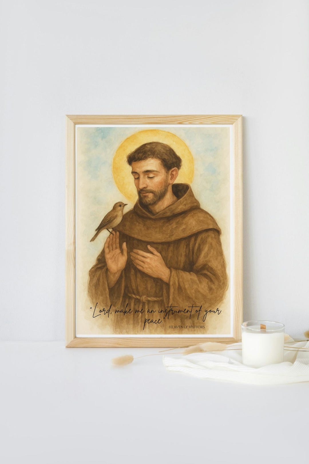 St. Francis of Assisi Digital Download | Catholic Saint Wall Art ...