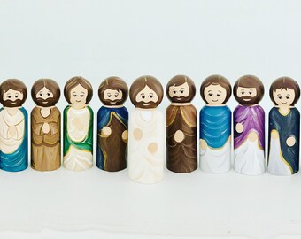 Jesus and 12 Apostles - Etsy