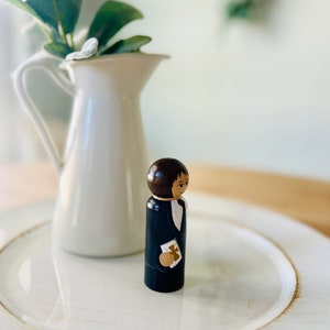 Beautiful Boy's First Communion Custom Peg Doll, Personalized, Catholic ...
