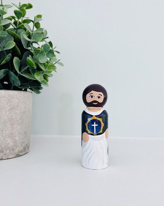 St. Dominic Wooden Peg-doll Catholic Gifts Sacraments - Etsy