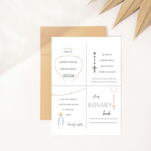 Rosary Mini Book Printable: Catholic Children's Activity (digital ...