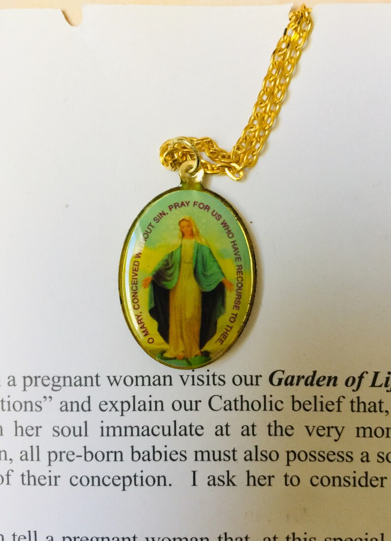 Beautiful Our Blessed Mother Card & and Religious Miraculous | Etsy