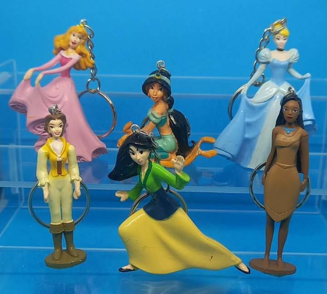 Disney Princess Figure Keyrings 2 of 2 - Etsy UK