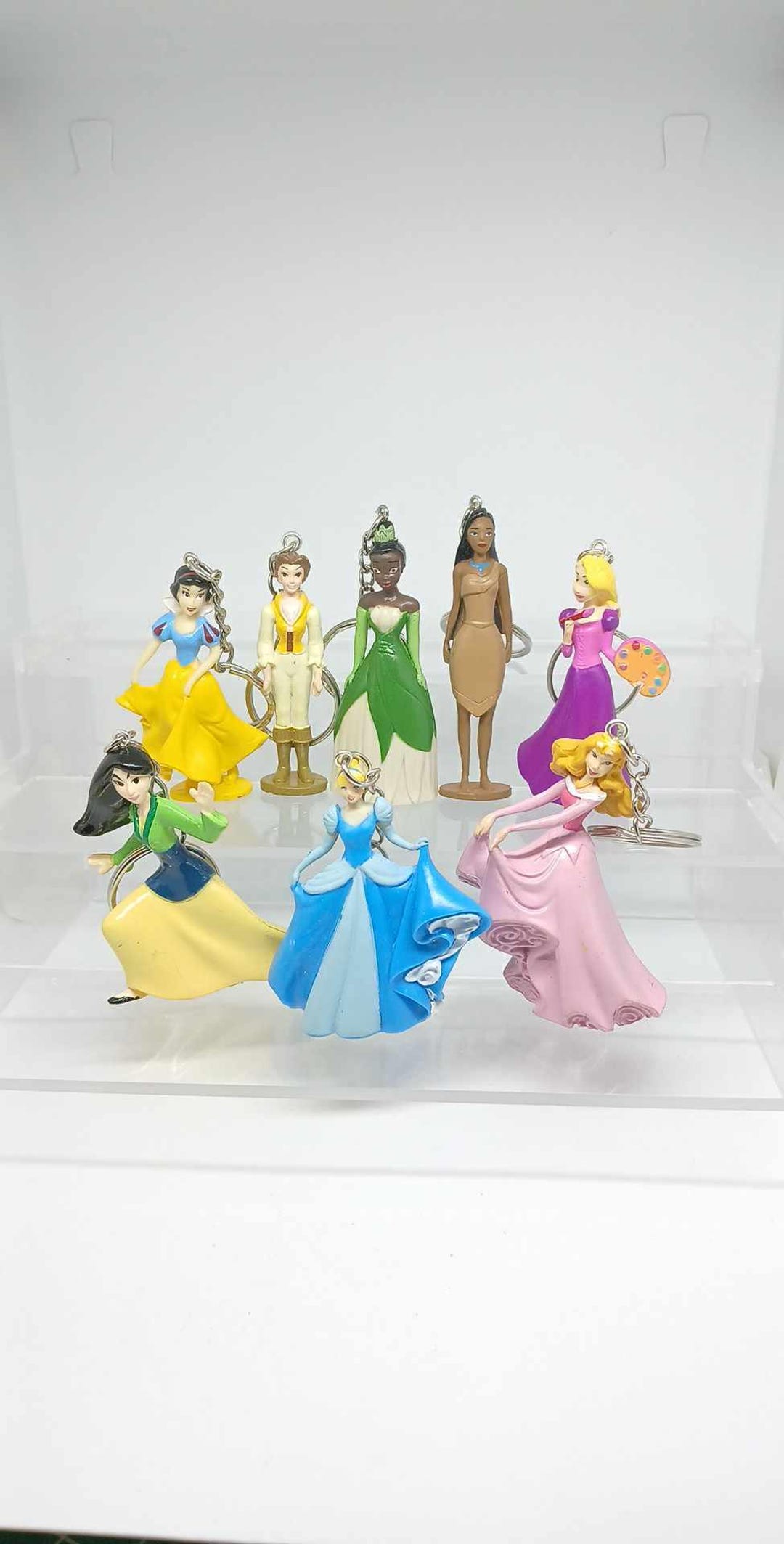 Disney Princess Figure Keyrings - Etsy UK