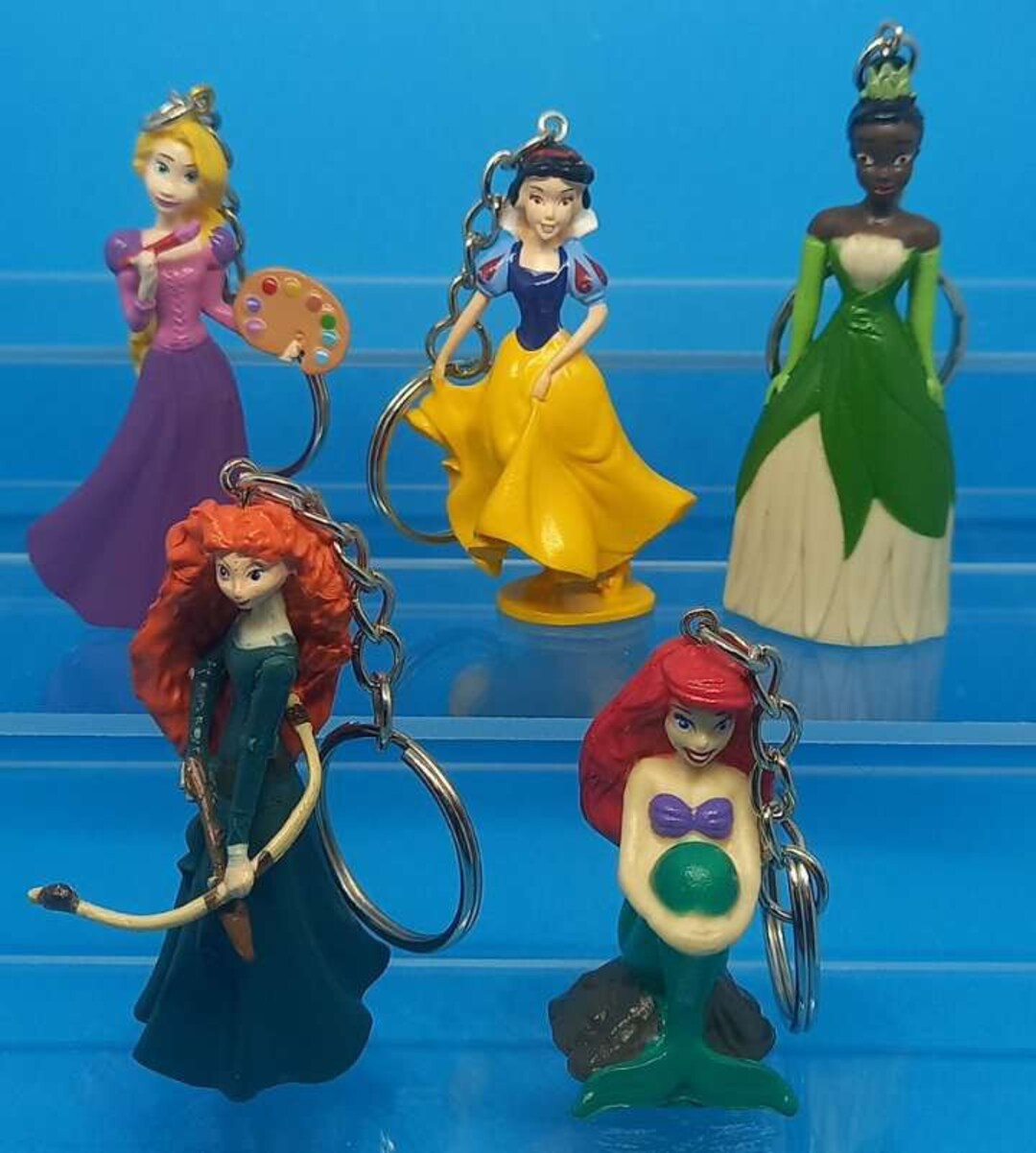 Disney Princess Figure Keyrings 1 of 2 - Etsy UK