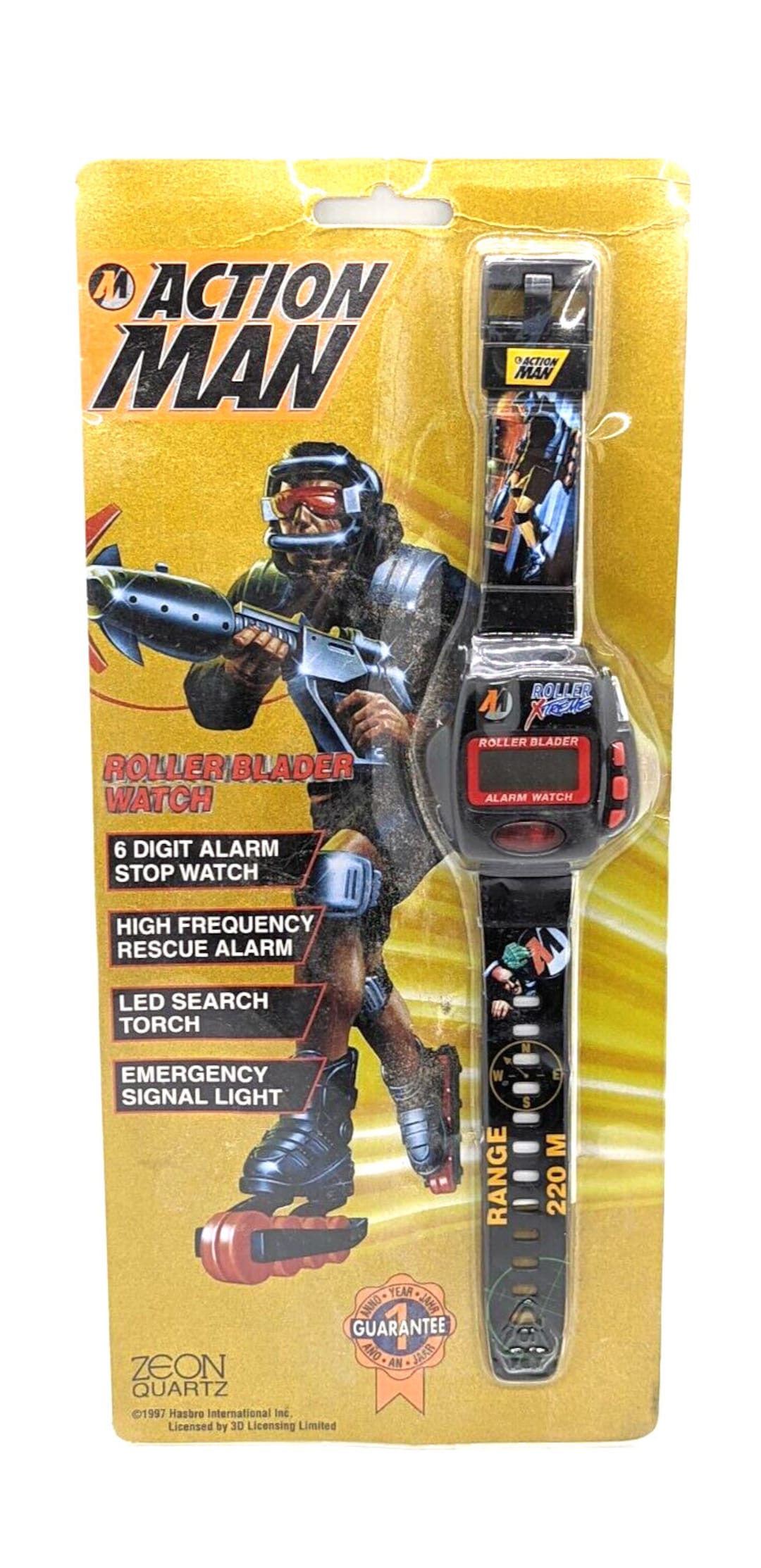 Vintage Action Man Roller Blader Toy Watch 1997 Still in - Etsy