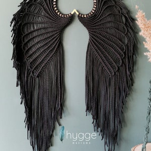 Large Macrame Angel Wings XL Wall Hanging - Etsy