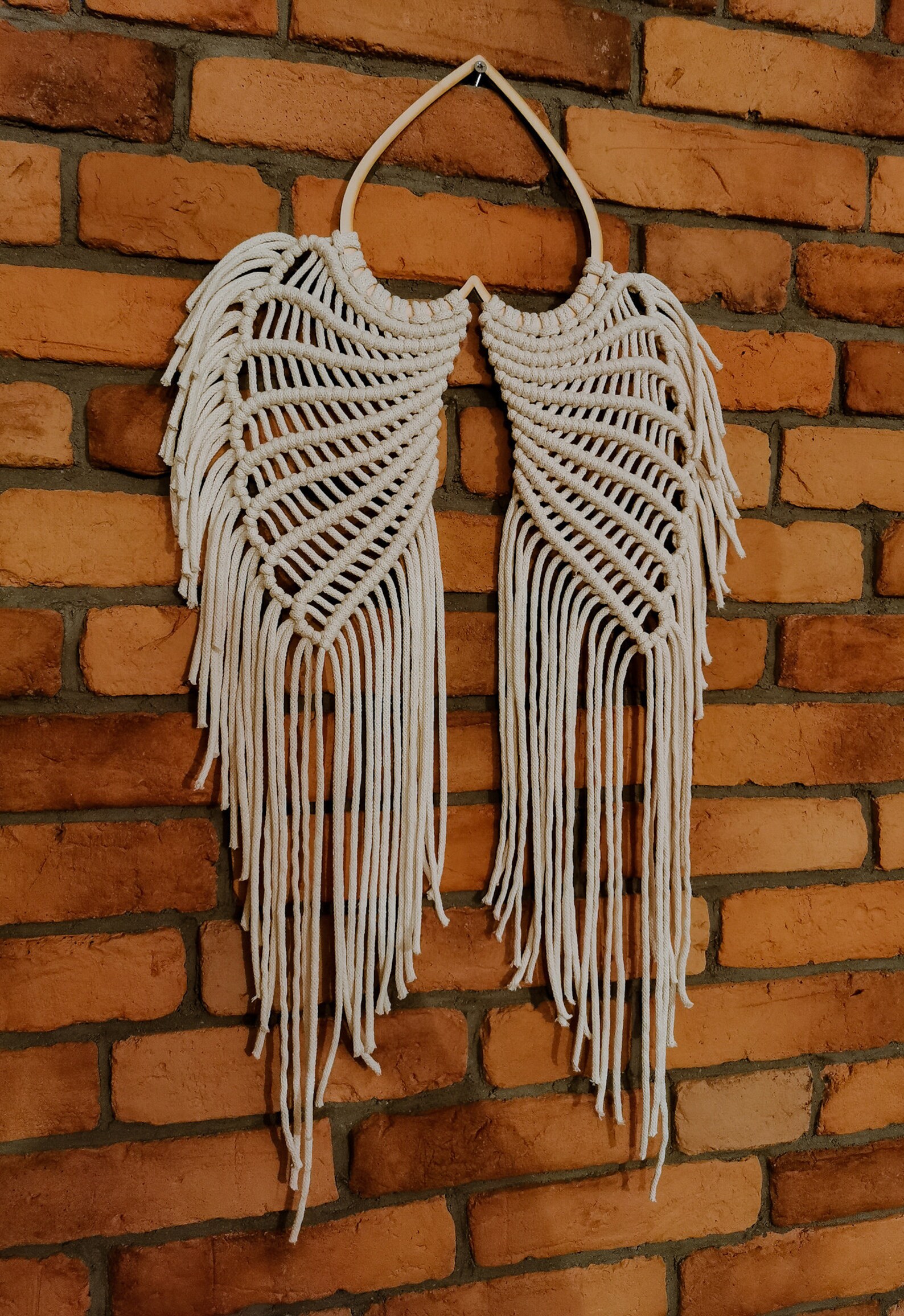 Large Macrame Angel Wings XL Wall Hanging - Etsy