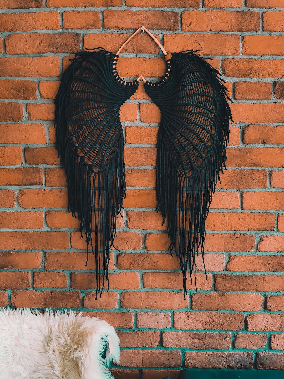 Large Macrame Angel Wings XL Wall Hanging - Etsy
