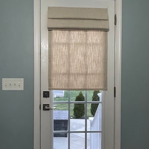 Magnetic Shade | Choose Your Lining | Natural Slub Linen 85 Cotton 15 ...