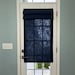Magnetic Shade | Choose Your Lining | Navy Blue Slub Canvas | Made to ...