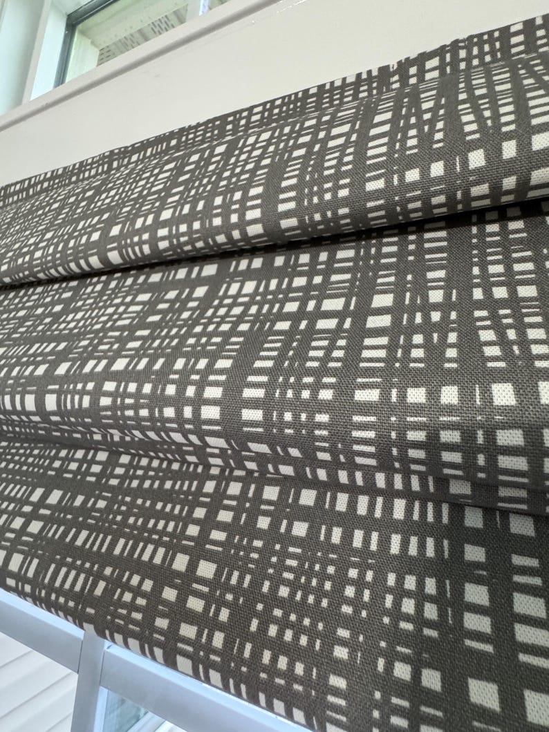 Magnetic Shade | 24"x66" | LAST ONE | Grey and White | 100% Cotton ...