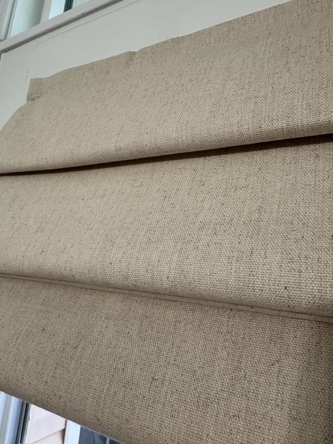 NEW! Magnetic Shade | Florence Natural 85 Cotton 15 Linen | Metal ...