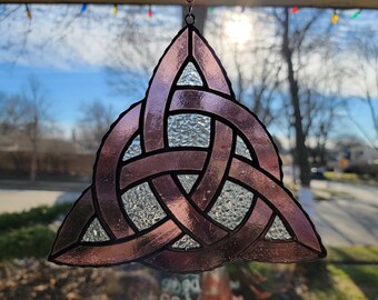 Trinity Knot Stained Glass | Etsy