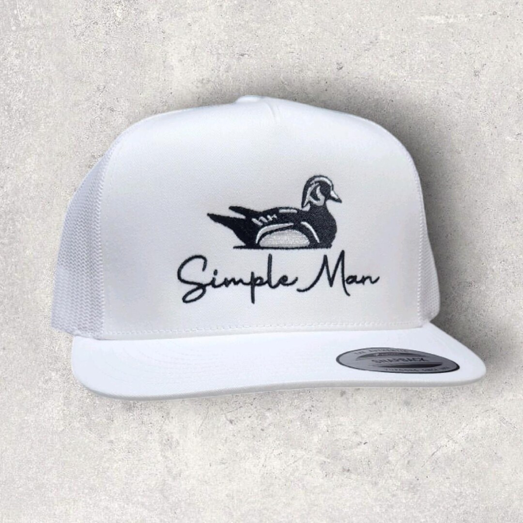 Simple Man Mallard Duck Trucker Hat With High Quality Embroidery - Etsy
