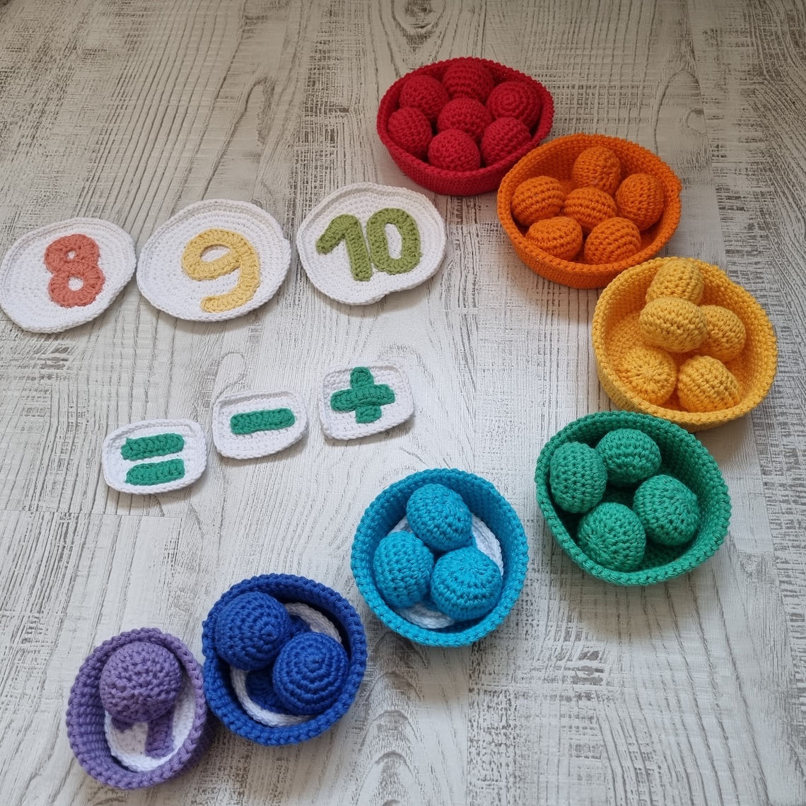 Complete Learning Colors Sorting Counting Numbers Pattern | Etsy