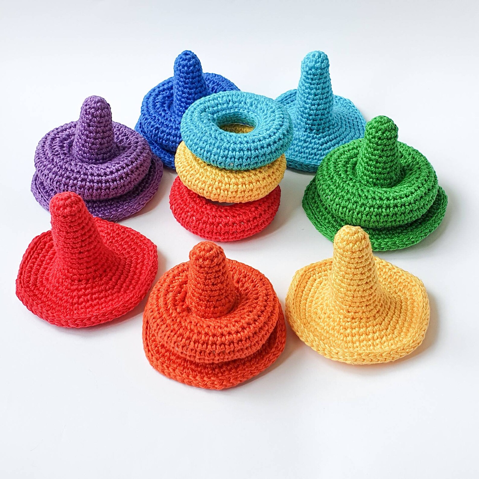 Crochet Educational Stacking Towers Pattern | Etsy