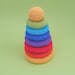 Crochet Rainbow Stacking Toy Pattern Crochet Baby Toys Montessori ...