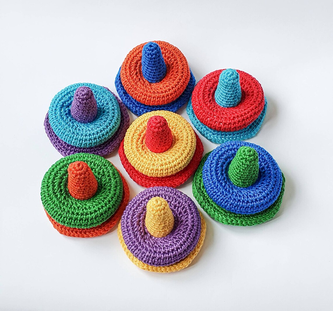 Crochet Educational Stacking Towers Pattern Christmas Toy Crochet - Etsy