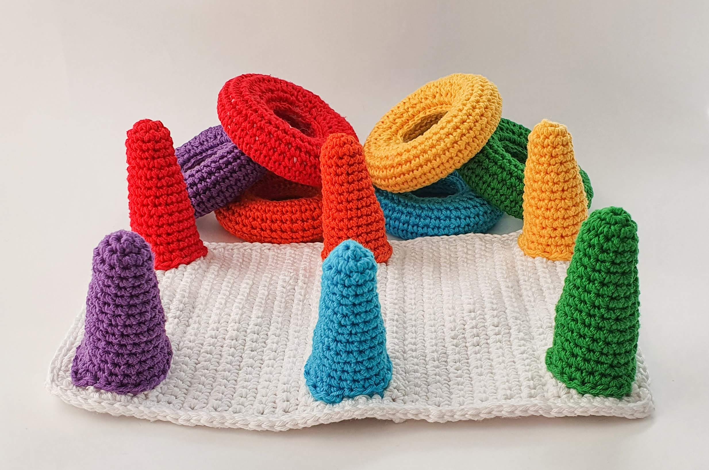 Crochet Montessori Rainbow Toy Pattern Easter Crochet Pattern - Etsy