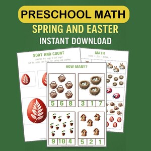 100 Easter Printable Kids Activity Pages - Spring Preschool Worksheets ...