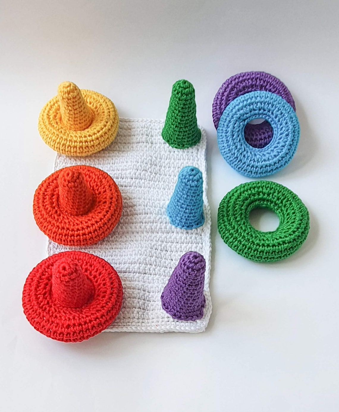 Crochet Montessori Rainbow Toy Pattern | Etsy