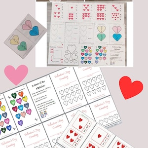 Valentine's Day Set of 30 Printable Worksheets PDF Instant Download - Etsy
