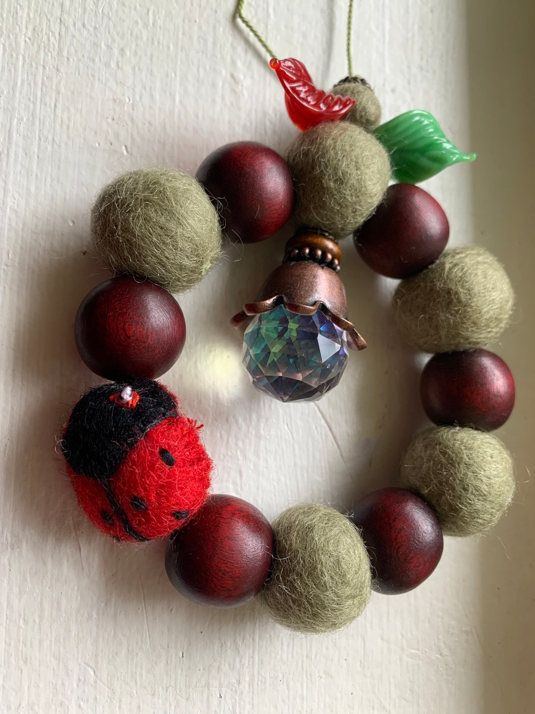 Lady Bug Wool Diffuser - Etsy