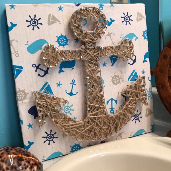 Anchor String Art - Etsy