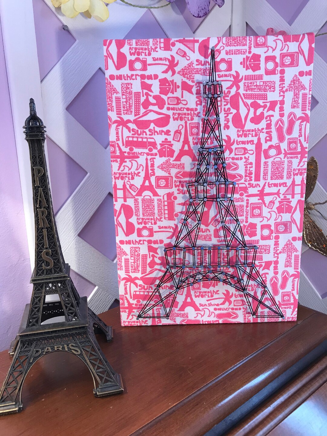 Eiffel Tower String Art - Etsy