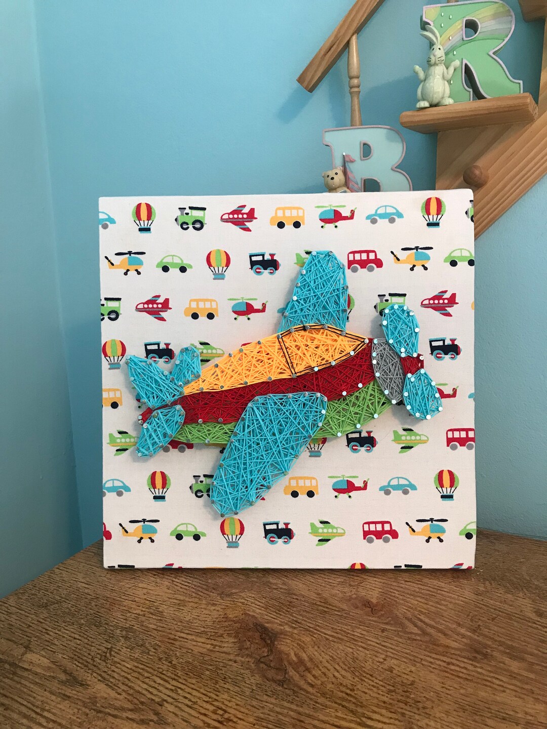 Airplane String Art - Etsy