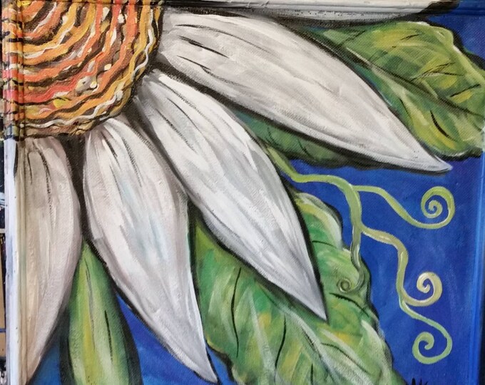 Handpainted Window Screen Painted Screen Upcycled Screen | Etsy