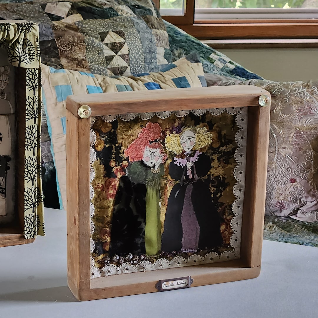 Ghastlie "sinister Sisters" Shadowbox - Etsy