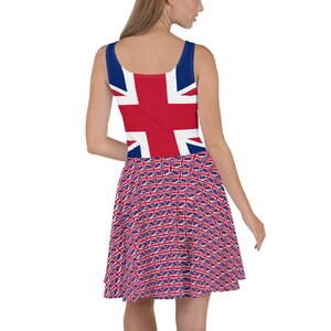 Union Jack Skater Dress / British Flag Outfit - Etsy