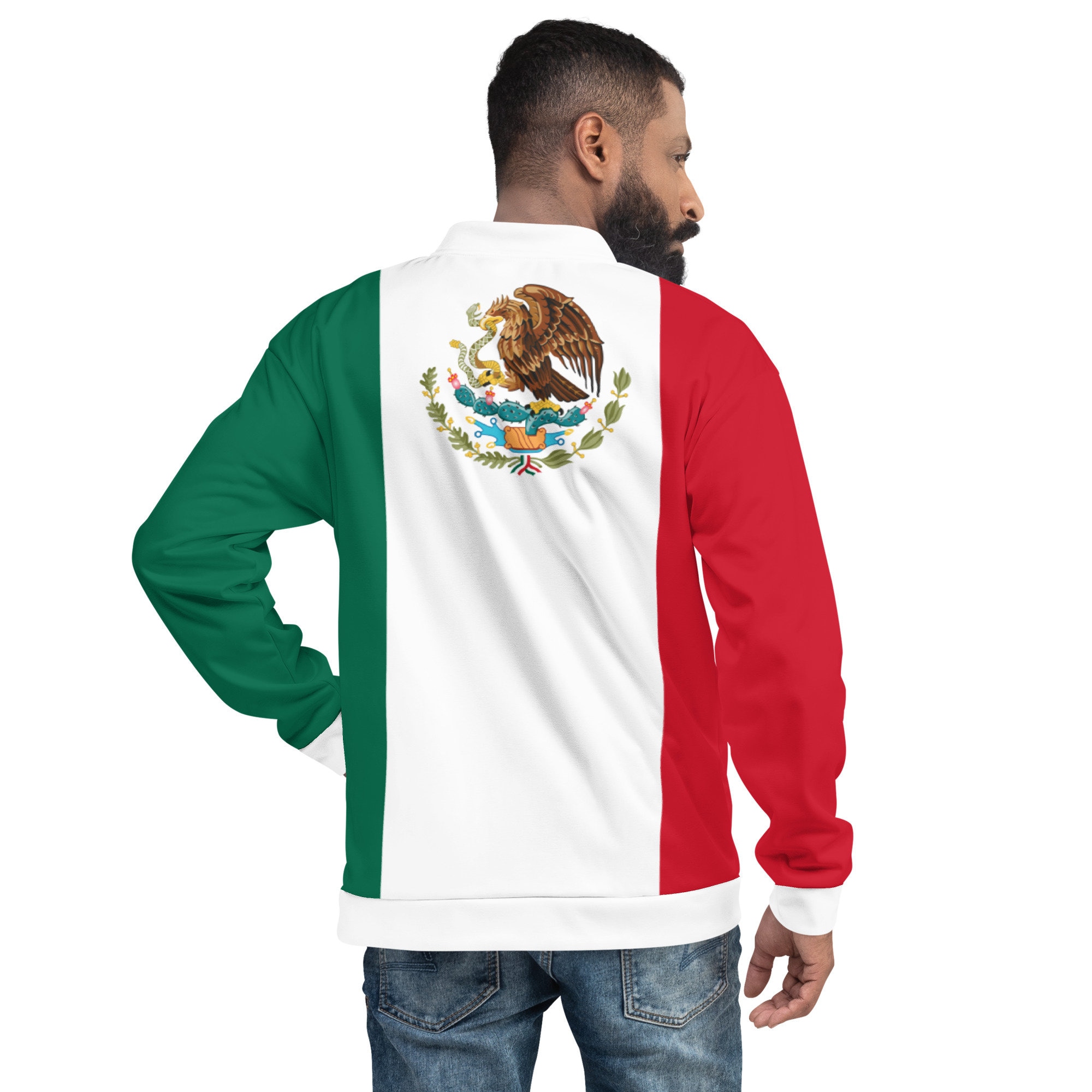 Mexican Flag Jacket / Unisex Mexico Bomber Jacket - Etsy