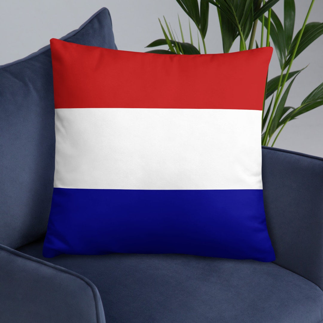 Decorative Cushion 56 Cm X 56 Cm Dutch Flag. Holland Colors Flag: Red ...
