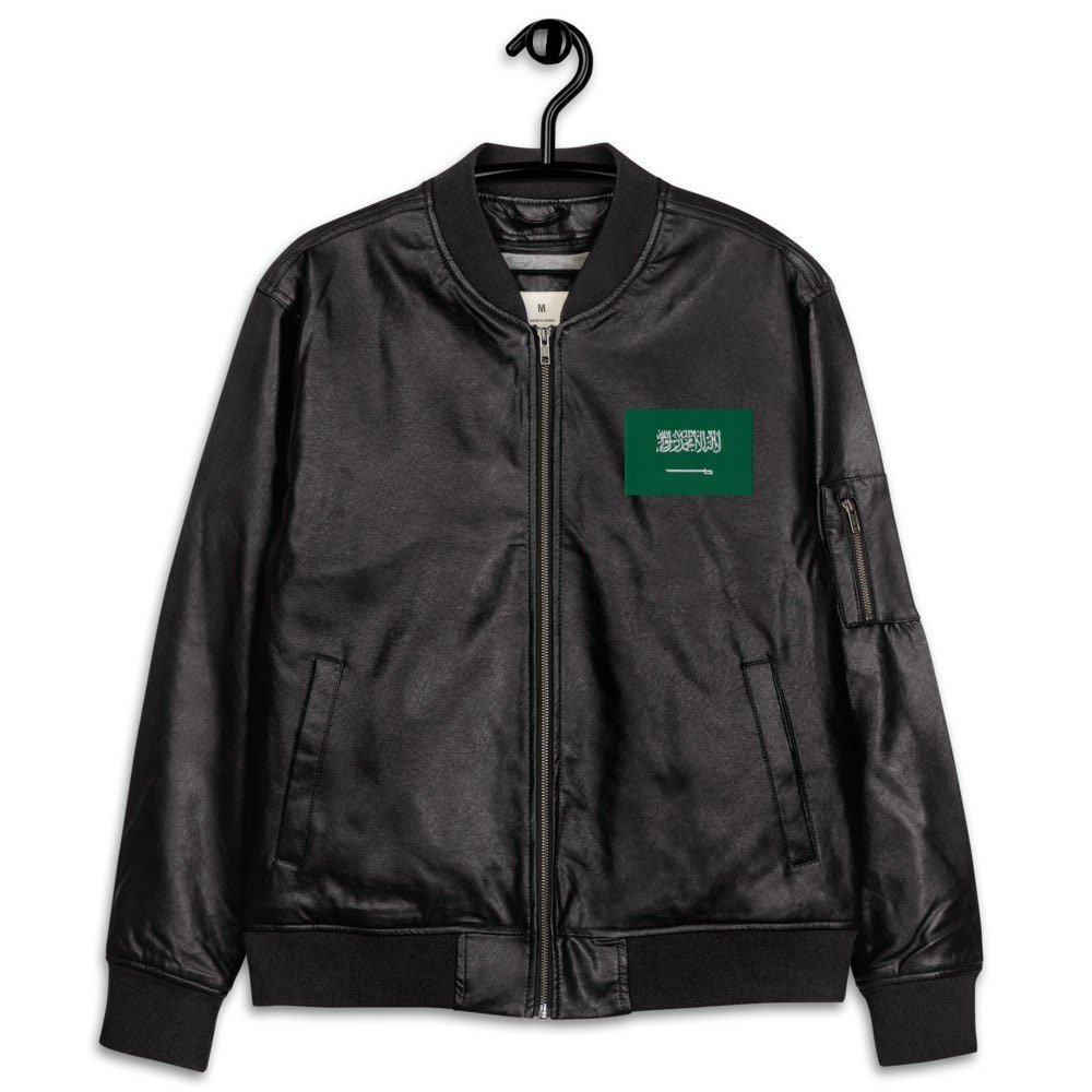 Saudi Arabia Jacket / Embroidered Flag Bomber Jacket for Women ...