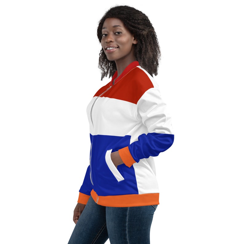 The Netherlands Jacket / Unisex Bomber Jacket Netherlands Flag Colours ...
