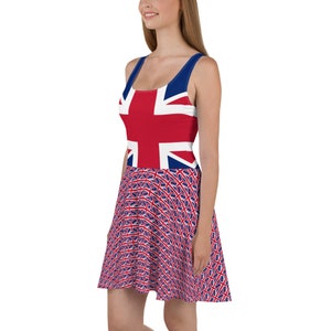 Union Jack Skater Dress / British Flag Outfit - Etsy