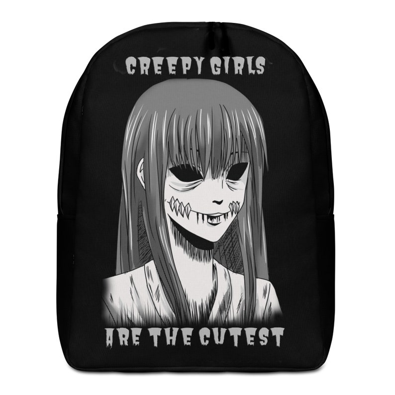 Creepy Smile Gothic Backpack Creepy Girl - Etsy