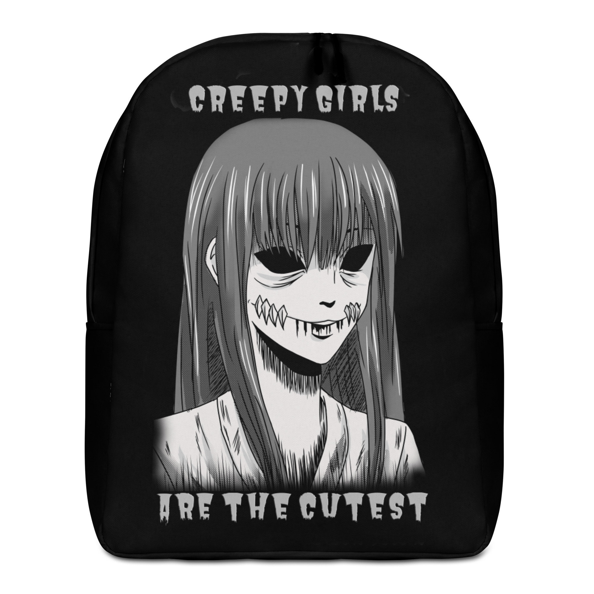 Creepy Smile Gothic Backpack Creepy Girl - Etsy