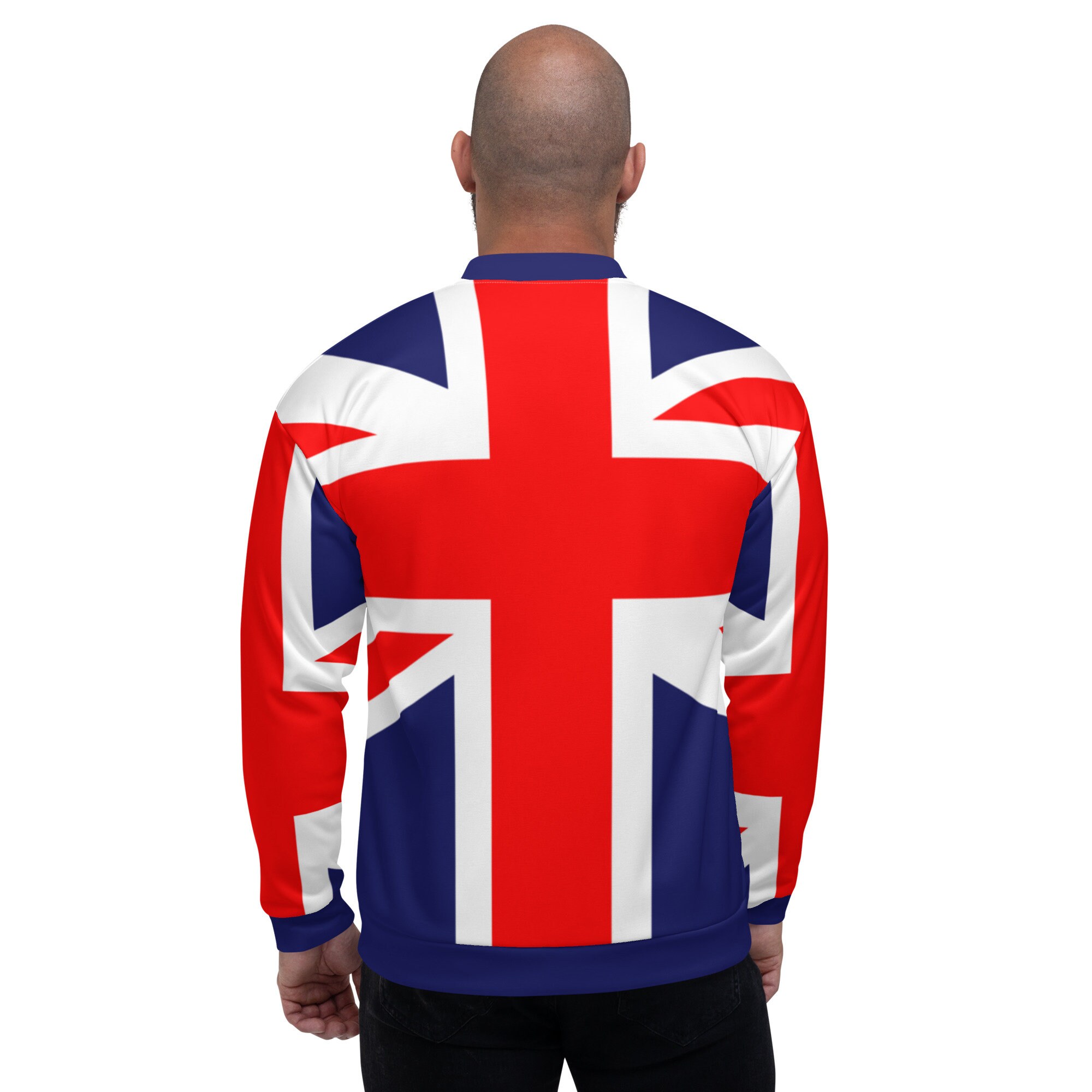 Red Bomber Jacket / Union Jack Jacket / Union Jack Clothing - Etsy