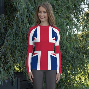 Union Jack Rash Guard Long Sleeve Shirt - Etsy