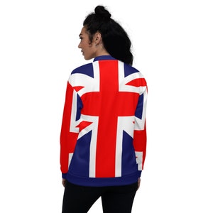 Red Bomber Jacket / Union Jack Jacket / Union Jack Clothing - Etsy