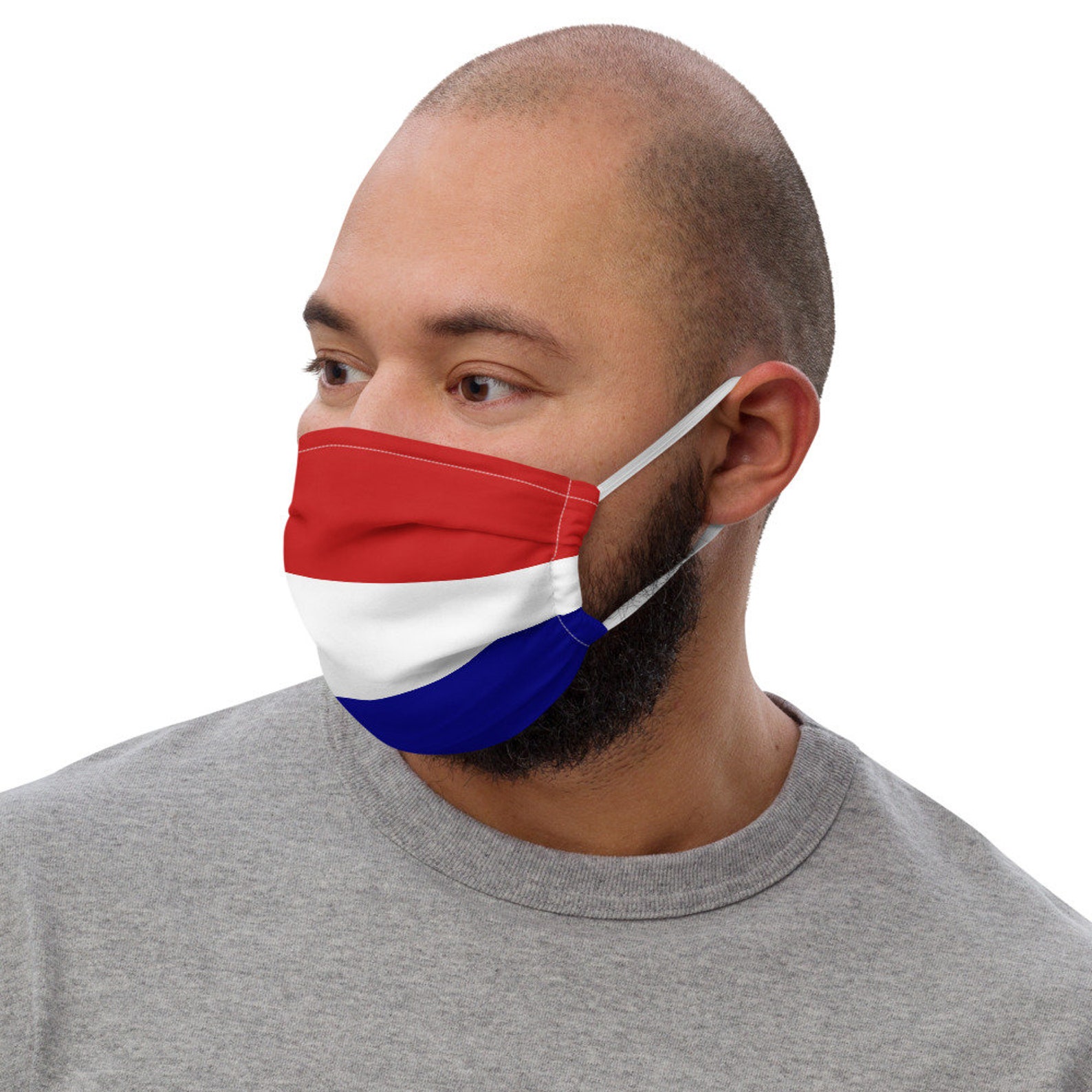 Customizable Face Mask Dutch Flag Adjustable Nose Thread - Etsy